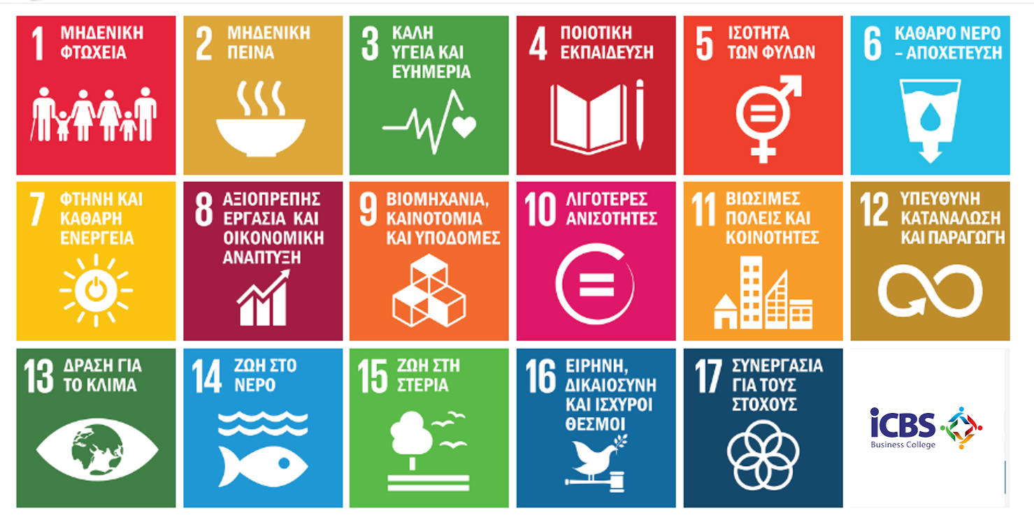 Οι 17 Στόχοι των Ηνωμένων Εθνών για την Βιώσιμη Ανάπτυξη